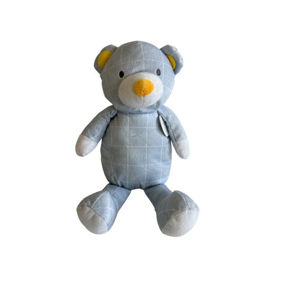 manhattan toy | Toys | Manhattan Toy Blue Teddy Bear Checkered Square ...